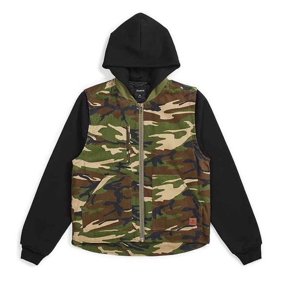 Brixton | Jackets & Coats | Brixton Abraham Standard Fit Convertible ...